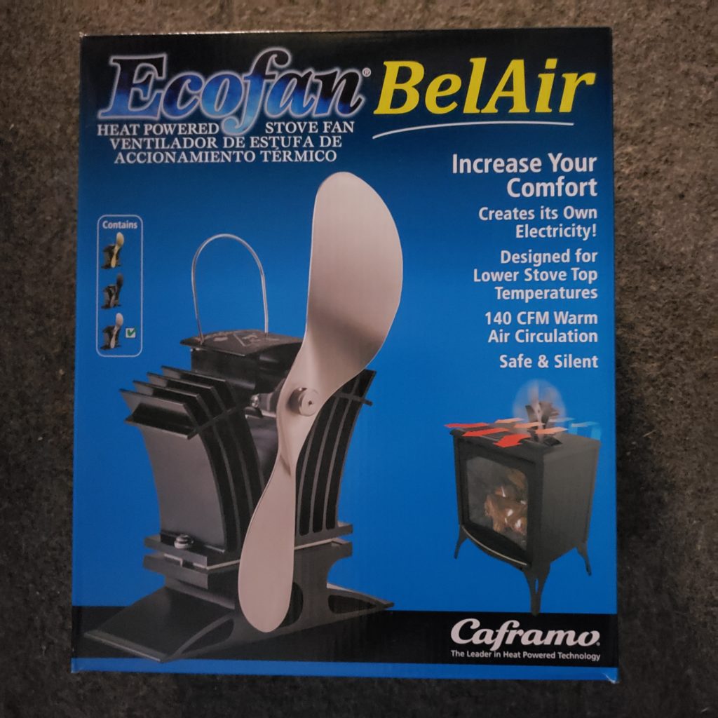 Ecofan Gas Stove Fan (Nickel) - Friendly Fires