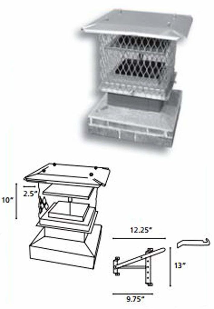 Lock Top Dampers WITH Bird Cage