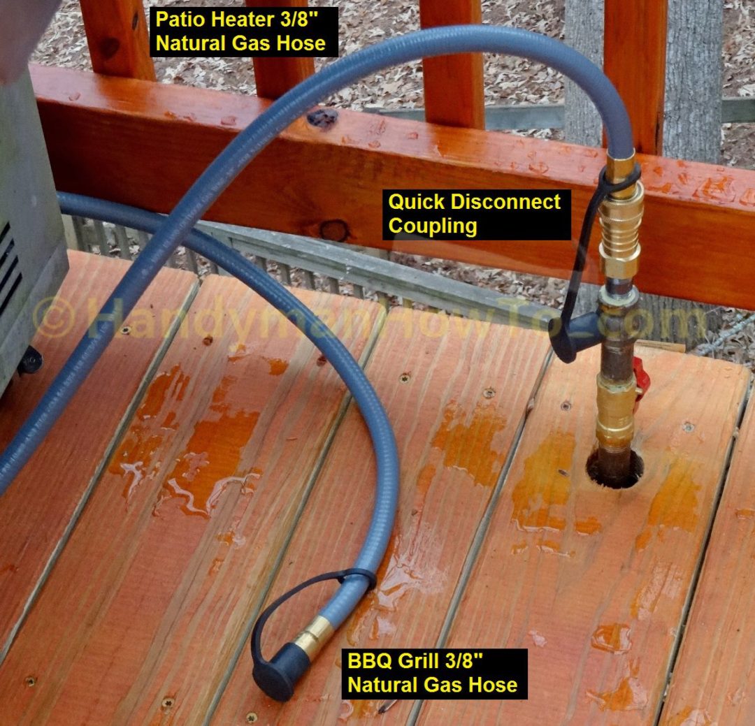 BBQ Quick Connect Hoses - Propane and Natural Gas 1/2" & 3/8 ...