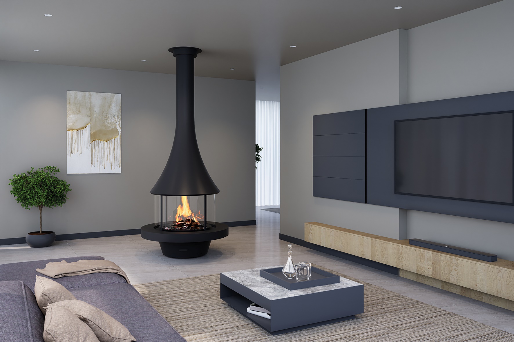 Ambiance Eva 360 Degree Fire - Friendly Fires