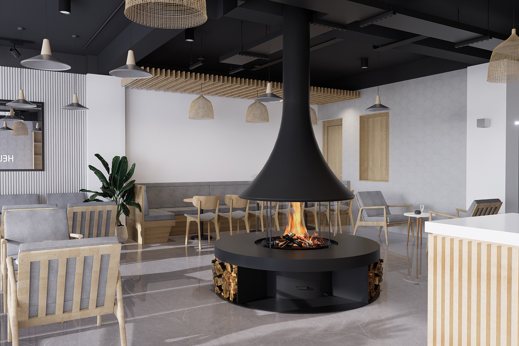 Ambiance Eva 360 Degree Fire - Friendly Fires