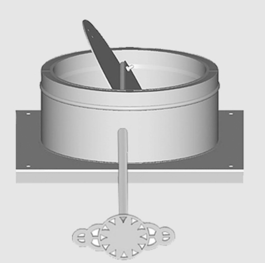 ICC Excel Chimney Anchor Plate with Damper (EAPD2)