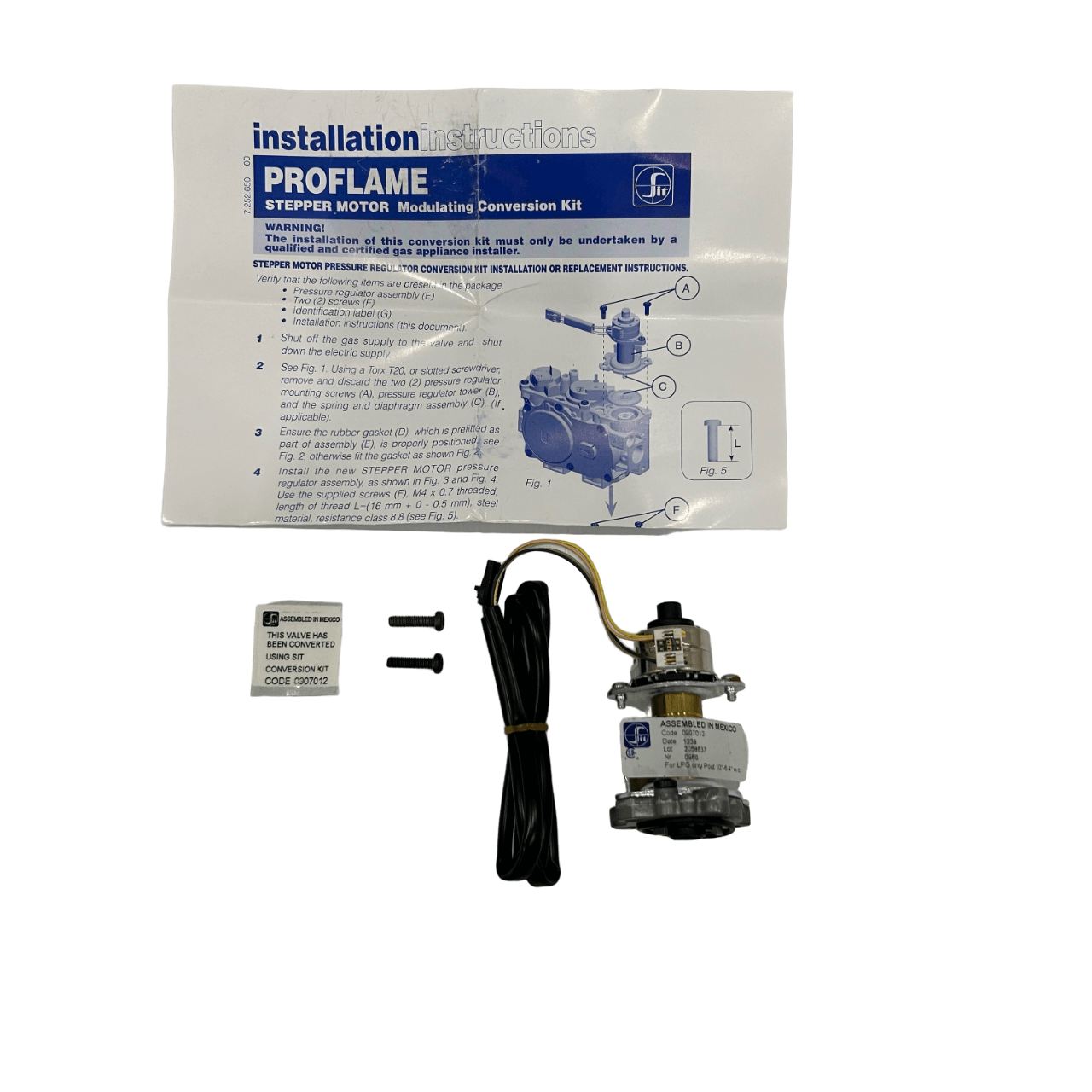 Montigo Proflame Stepper Motor LP Conversion Kit (RGC3049)