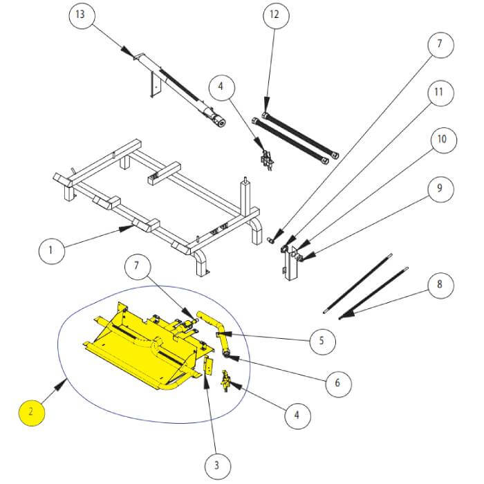Town & Country Lower Burner Assembly - TC54 (TC54.90859)