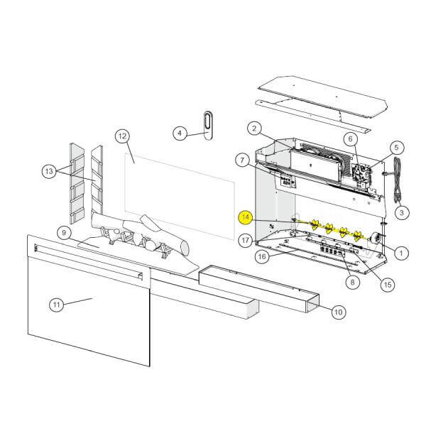 Dimplex Fireplace Flicker Assembly (5902830200RP)